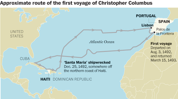 500-year-old mystery of Christopher Columbus’s missing Santa Maria ...