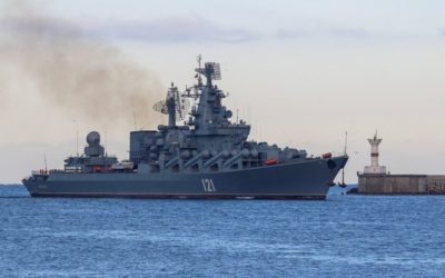 In a devastating blow to Russia its Moskva warship sinks after ...