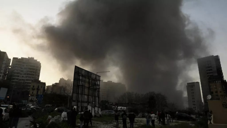 New Israeli strikes on Beirut as war death toll nears 700 and over 800 ...